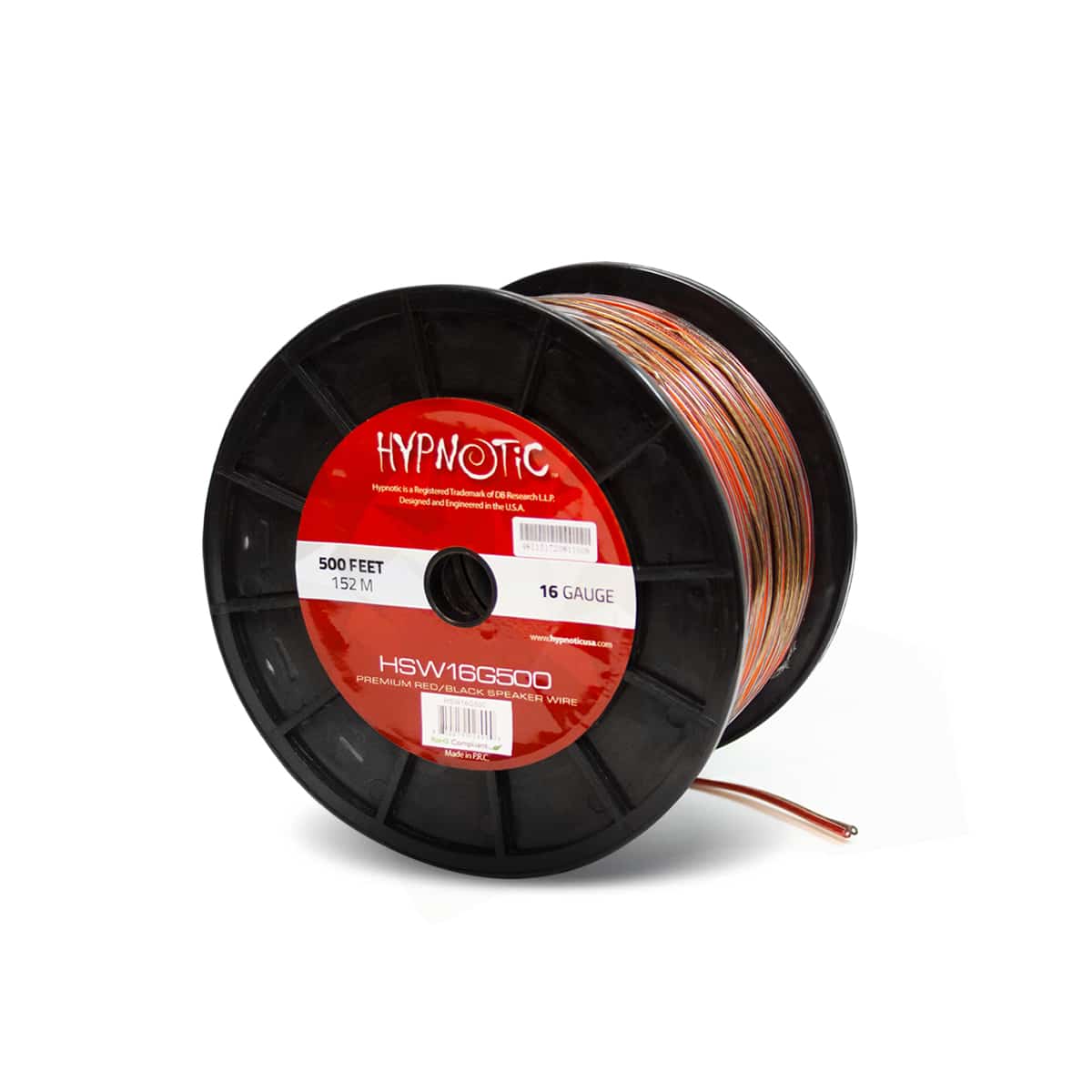 HSW18G1000 : 18 GA. Red/Black Speaker Wire 1000ft Roll – DB Drive