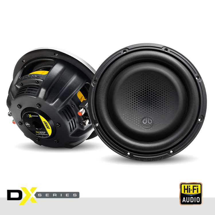 DX-W10F : DX 10" 4-Ohm Shallow Subwoofer – DB Drive