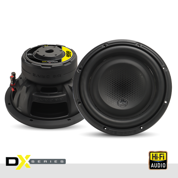 DX-W10D4 : DX 10" Dual 4-Ohm Subwoofer – DB Drive