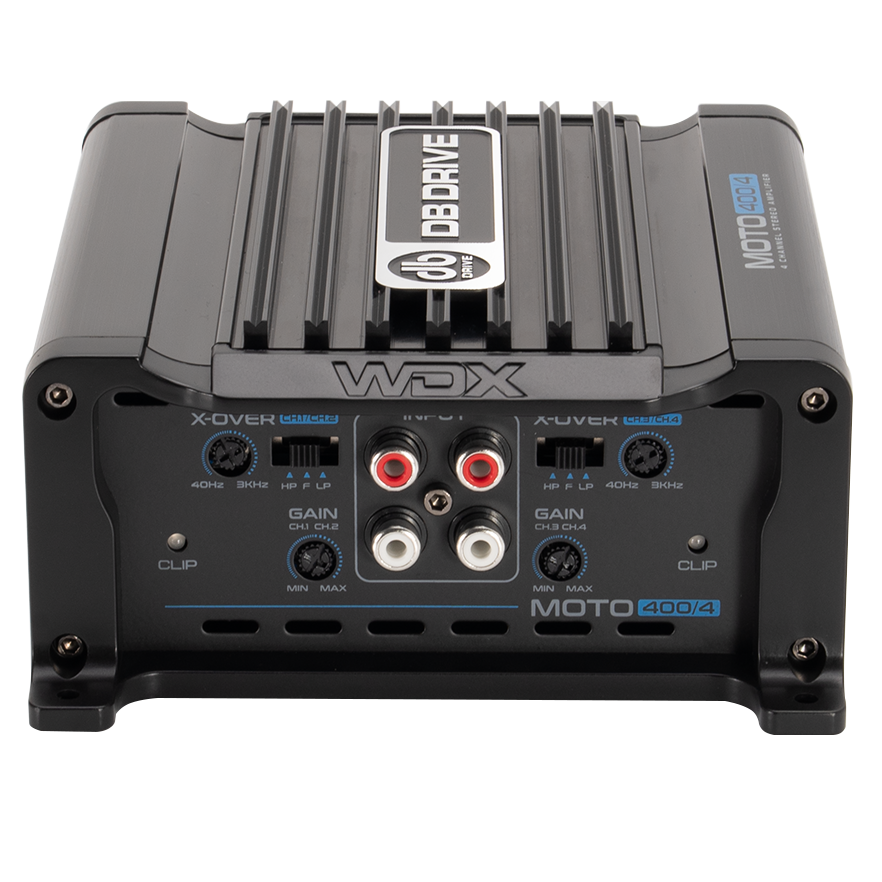 MOTO400/4 : WDX MOTO 4-Channel Class D Amplifier – DB Drive