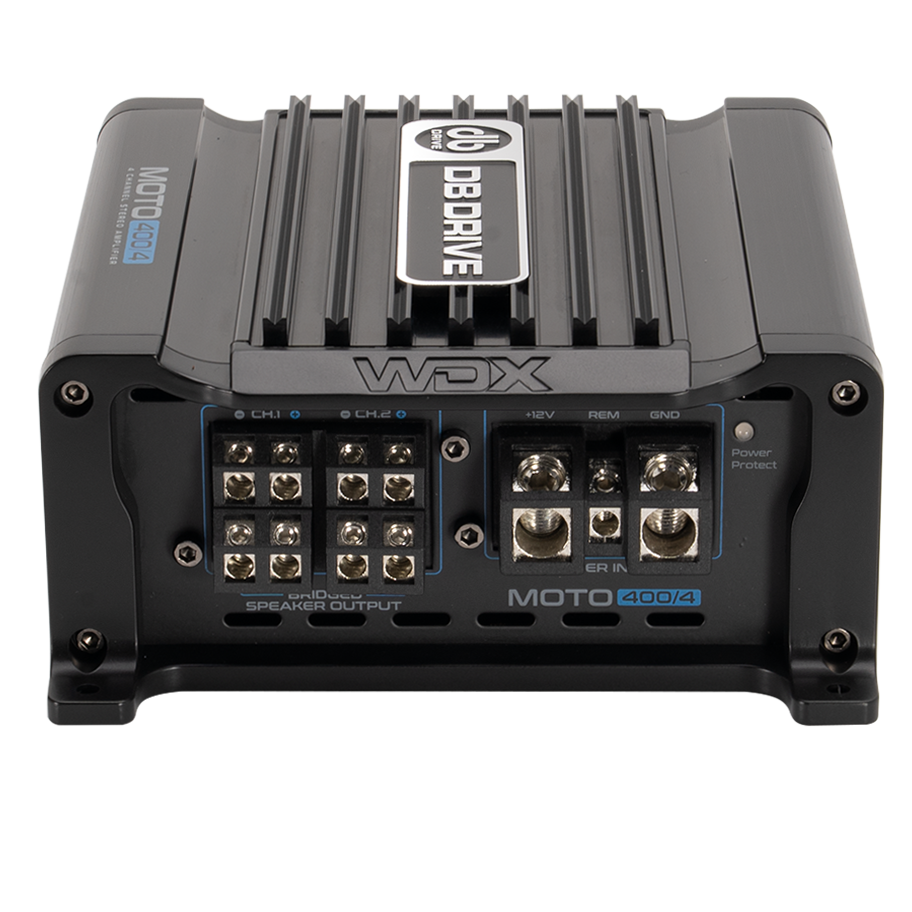 MOTO400/4 : WDX MOTO 4-Channel Class D Amplifier – DB Drive