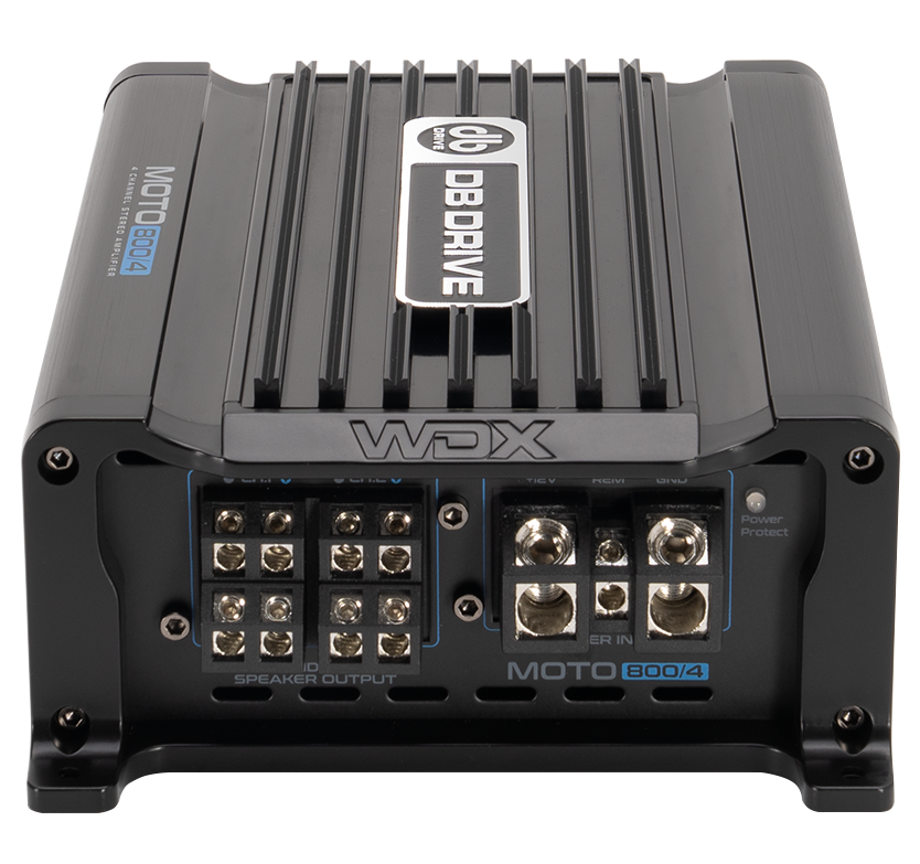 MOTO800/4 : WDX MOTO 4-Channel Class D Amplifier – DB Drive