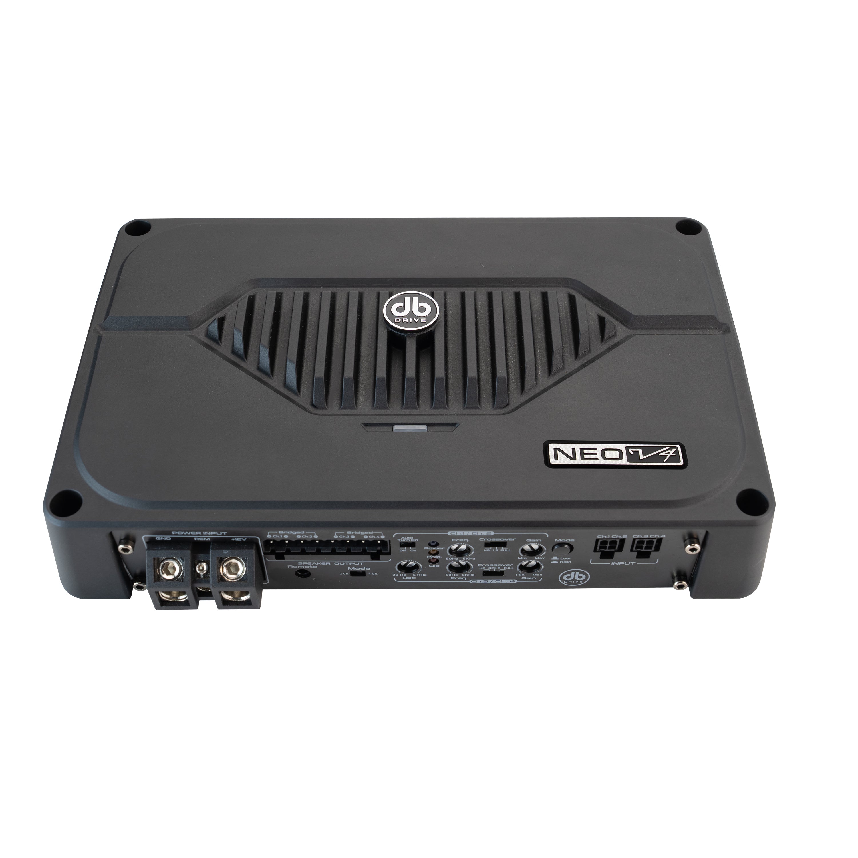 NEO300.4V4: 4-Channel Powersports Amplifier – DB Drive