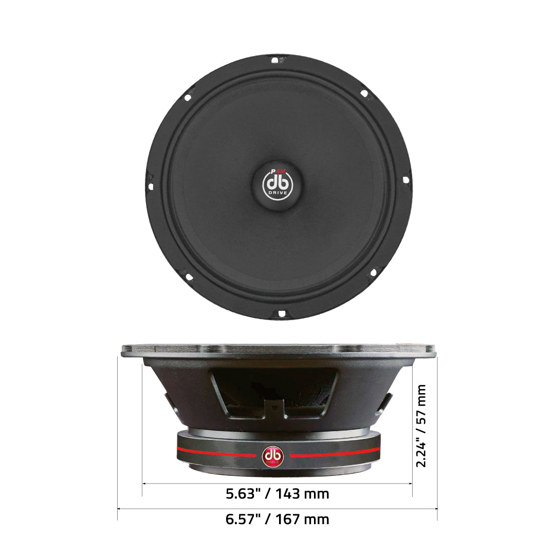 P4M 6C : 6.5" PRO Audio Midrange – DB Drive