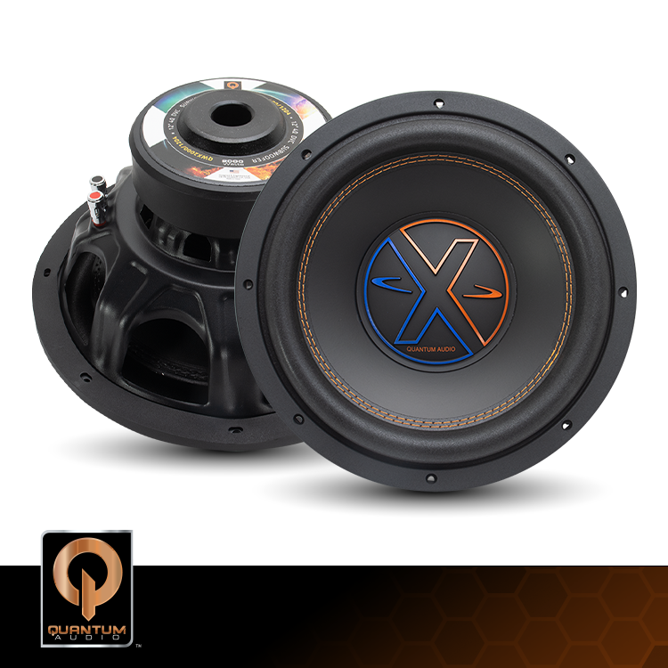 QWX2000/12D4 : 12" Dual 4-Ohm Subwoofer – DB Drive