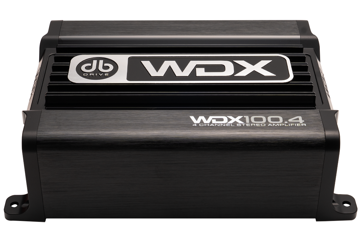 WDX100.4 : 4-Channel Class D Amplifier – DB Drive