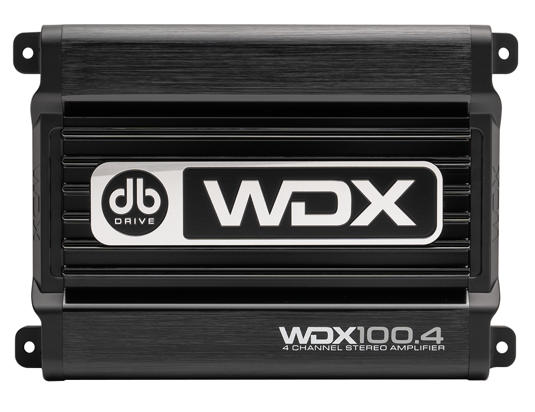 WDX100.4 : 4-Channel Class D Amplifier – DB Drive