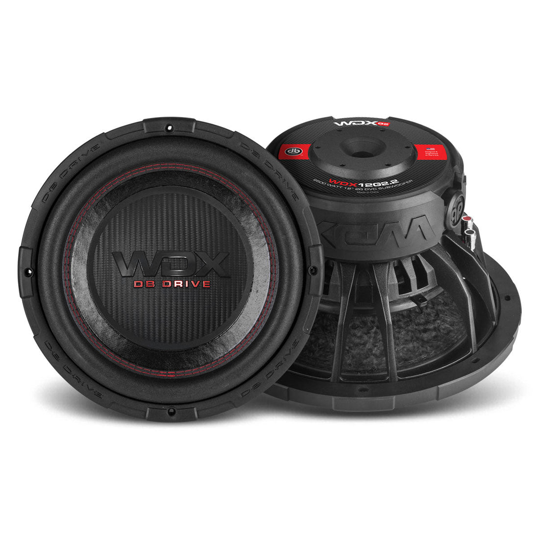 WDX12G2.2 : 12" Dual 2-Ohm Subwoofer – DB Drive