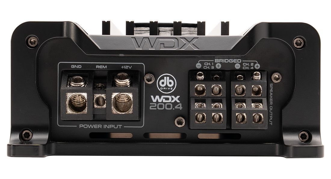 WDX200.4 : 4-Channel Class D Amplifier – DB Drive
