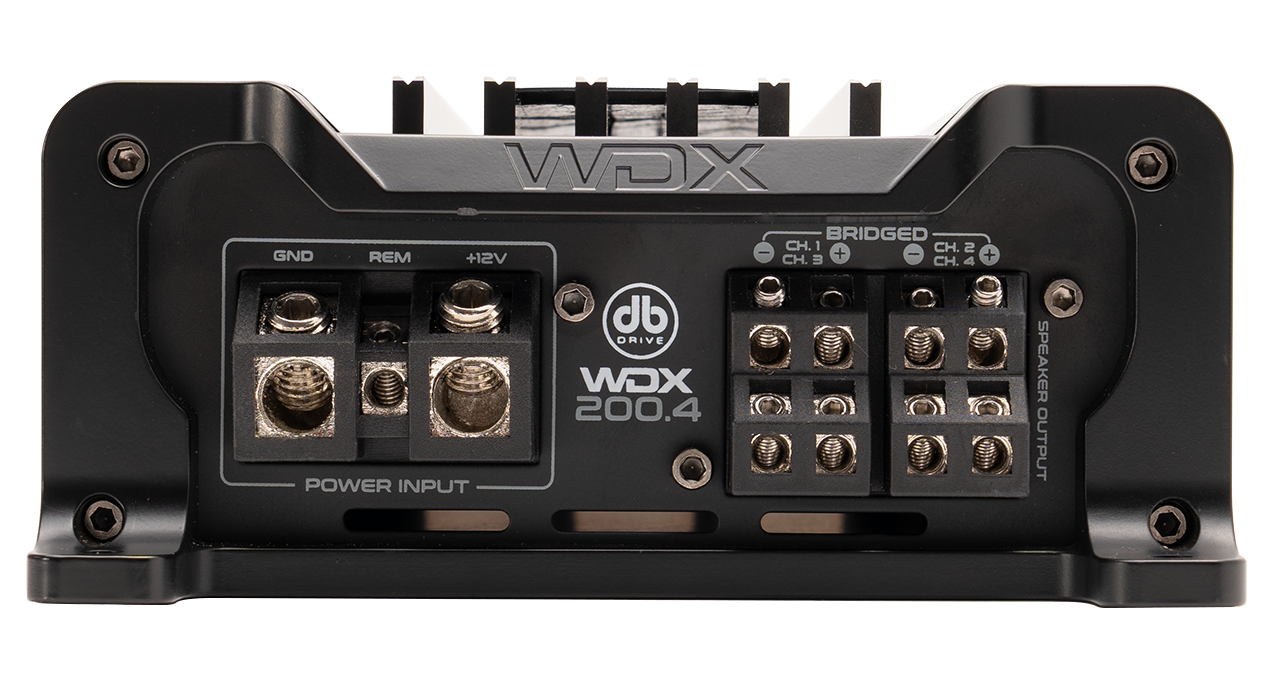 WDX200.4 : 4-Channel Class D Amplifier – DB Drive