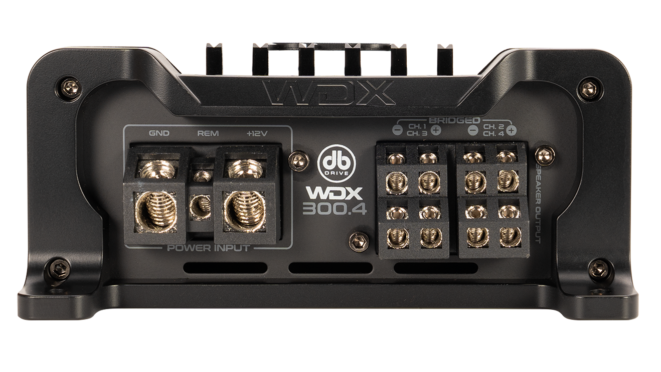 WDX300.4 : 4-Channel Class D Amplifier – DB Drive